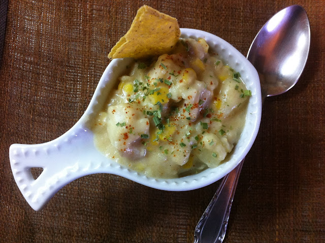 Skinny Simple Recipes: Skinny Fish & Corn Chowder